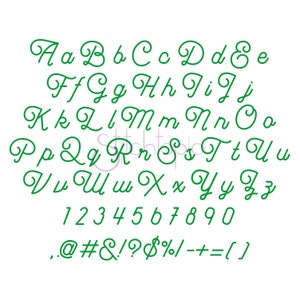 Script Embroidery Font Bundle 5 10 Embroidery Fonts Formats Included ...