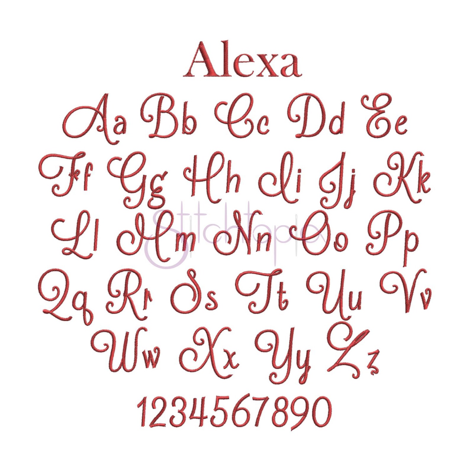 Script Embroidery Font Bundle 3 10 Embroidery FONTS - Etsy