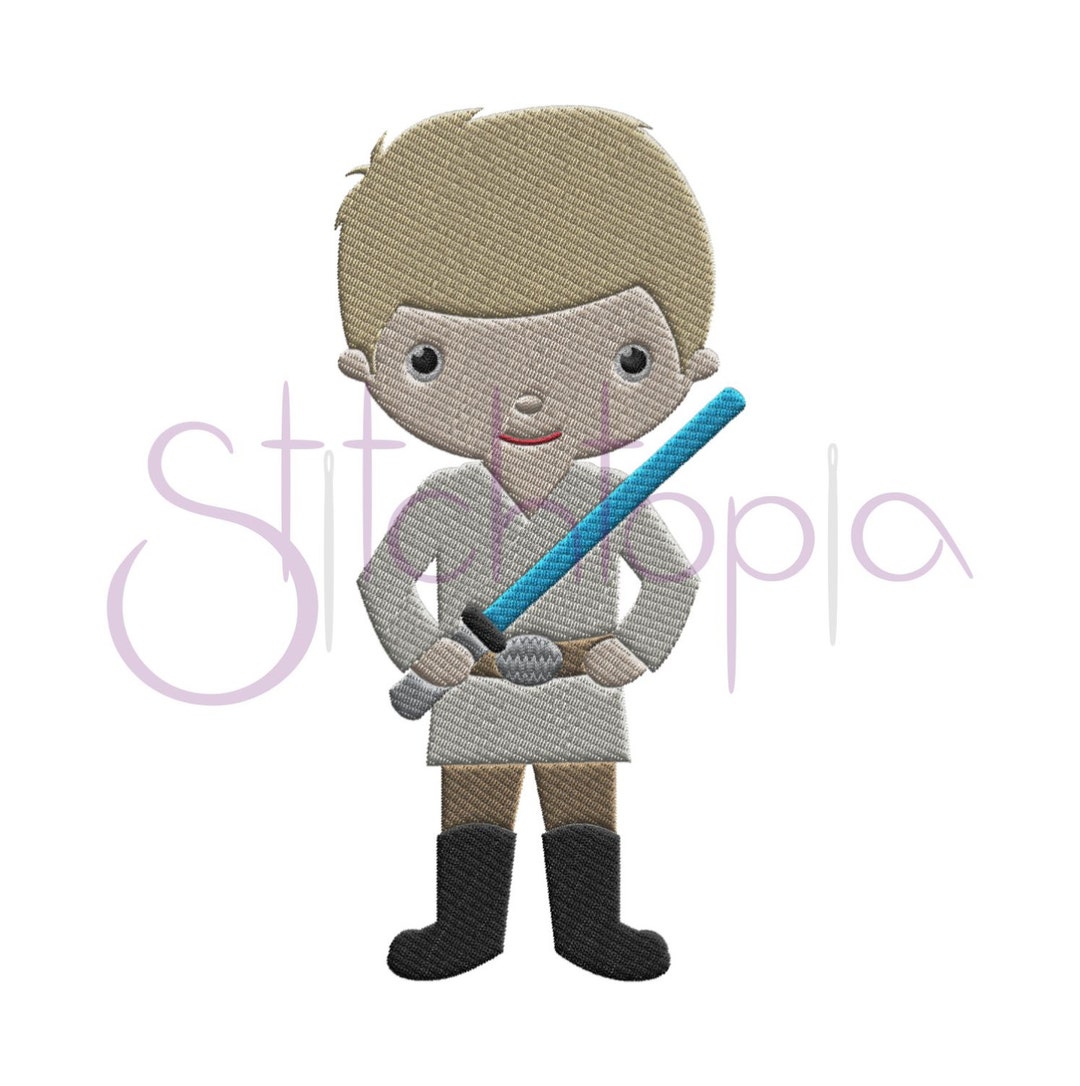 Space Knight Filled Embroidery Design -6 Sizes Digital Machine ...
