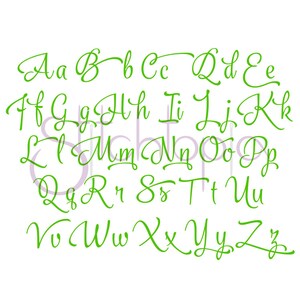 Hailey 3 Monogram Set LARGE - 3.5" 4.5" 5.5" - Machine Embroidery Fonts ...