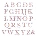 Victorian Filled Monogram Font Set - 4" 4.5" 5" 6" 7" - Machine ...