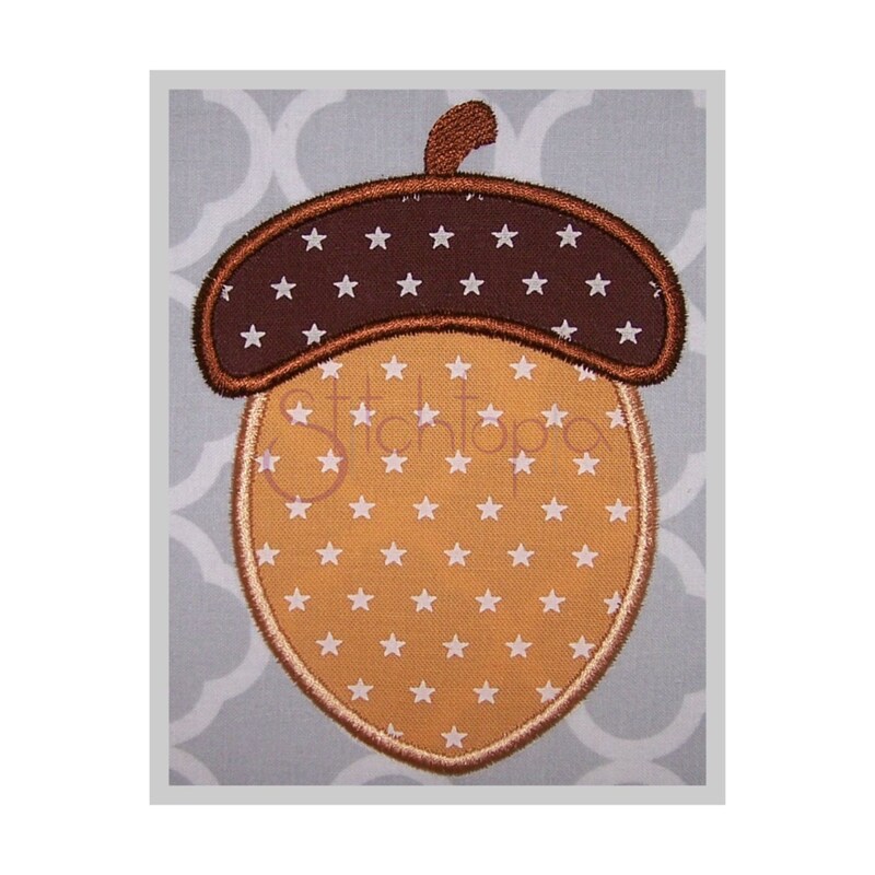 Acorn Applique - Etsy