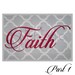 Faith 1 Monogram Set – 4", 5", 6″ - Digital Machine Embroidery Font ...