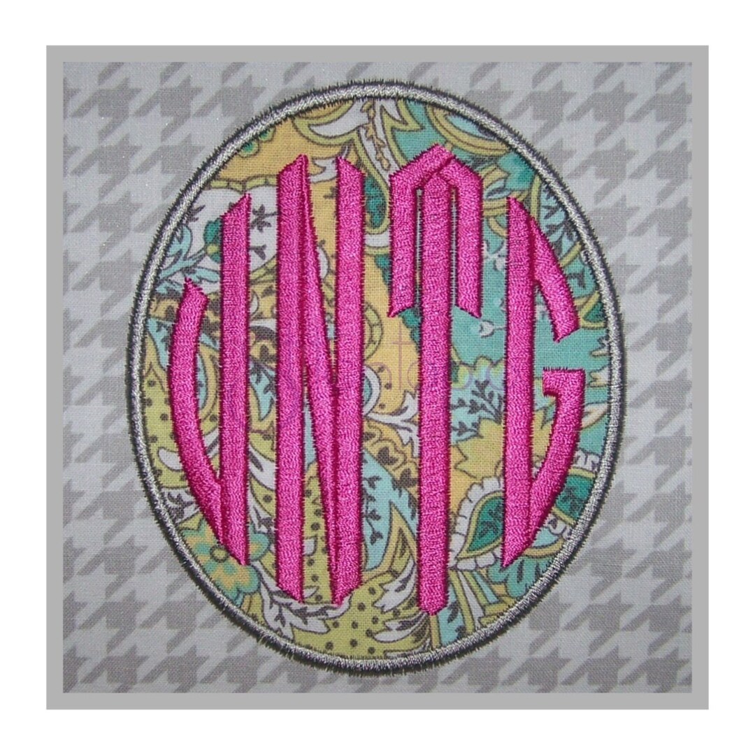 Vintage Oval Applique Frames - 16 Frames 4"-7" Large 10 Formats PES DST ...