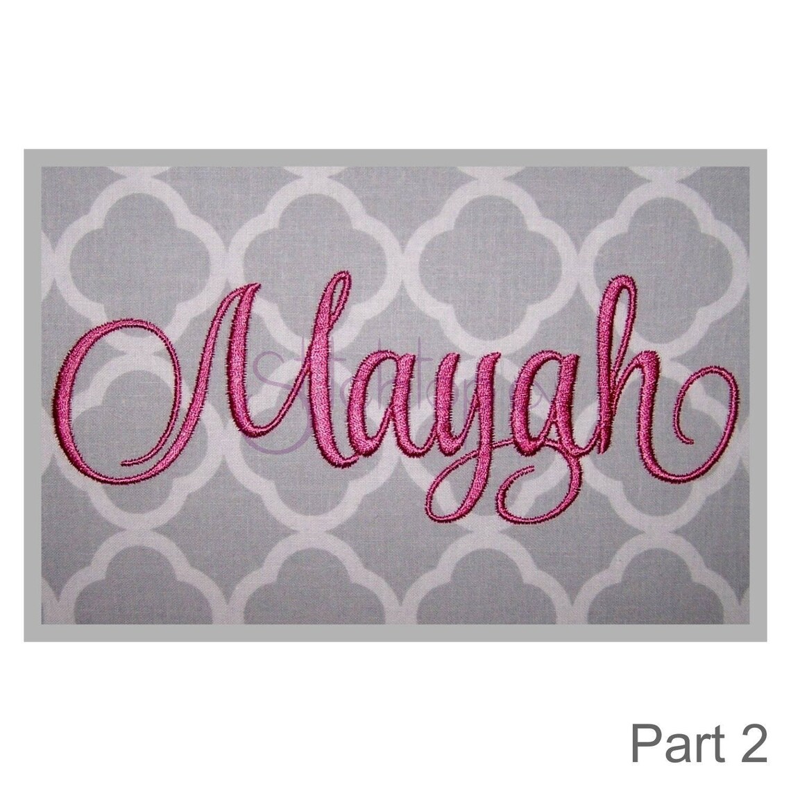 Mayah Embroidery Font 2 .5 1 1.5 2 - Etsy