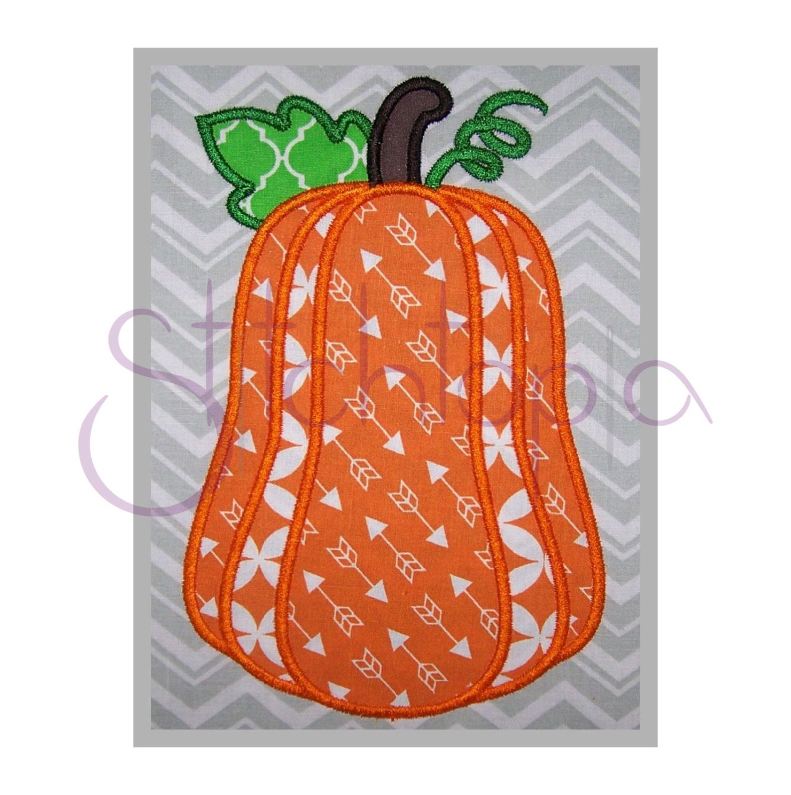 Pumpkin Applique Set - 5 Designs 7 Sizes Each 10 Formats Included ...