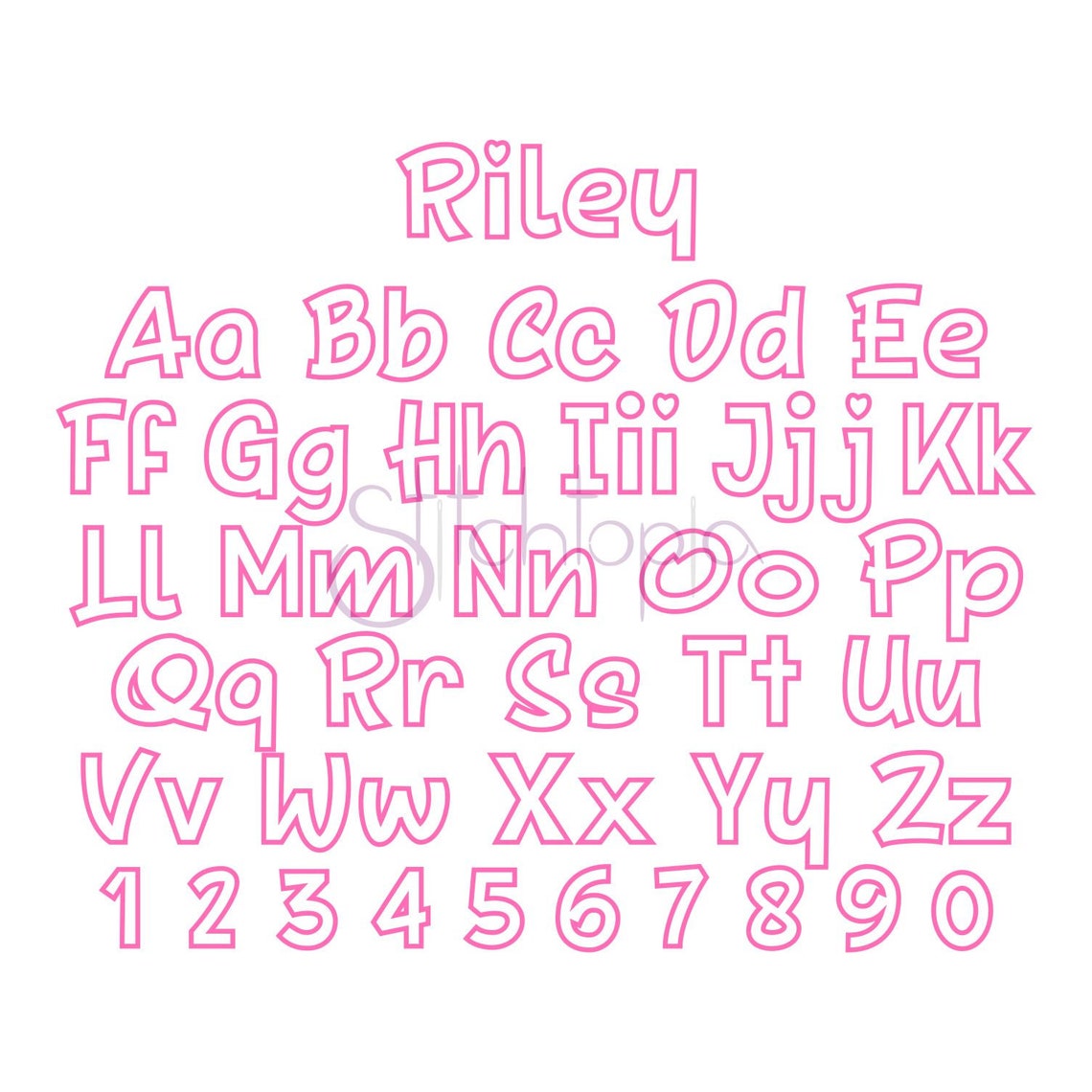 Applique Font Bundle 10 Applique Fonts Formats Included: - Etsy