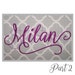 Hailey Embroidery Font 4 .5 1 1.5 2 2.5 3 11 Formats BX Fonts PES ...
