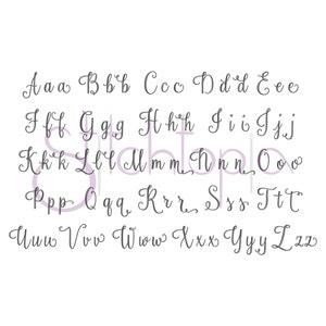 Kaelin 1 Embroidery Font Set - 4" 5" 6" - 11 Formats BX Fonts PES ...