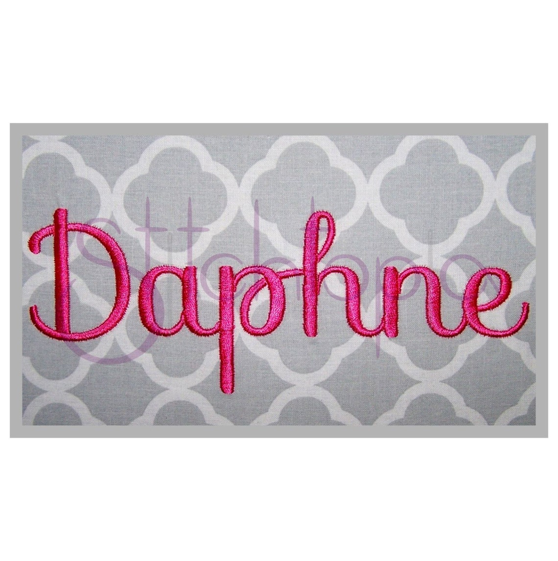 Daphne Embroidery Font Set .5 1 1.5 2 3 11 Formats BX - Etsy
