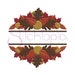 Fall Leaves Split Embroidery Frame - 7 Sizes 10 Formats Digital Machine ...