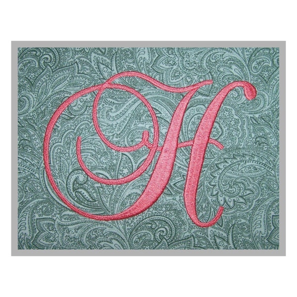 Swirl Monogram - Etsy