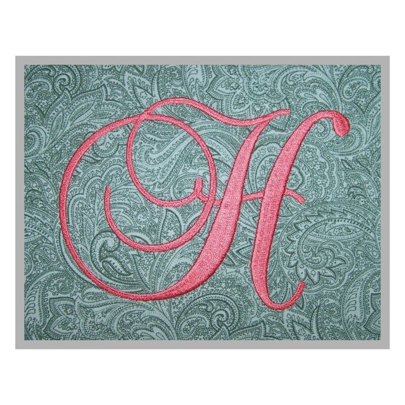 Swirl Monogram - Etsy