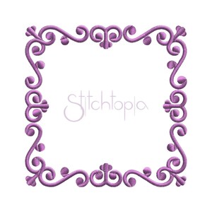 Victorian Square Embroidery Frame #2 - 7 Sizes 10 Formats Embroidery ...