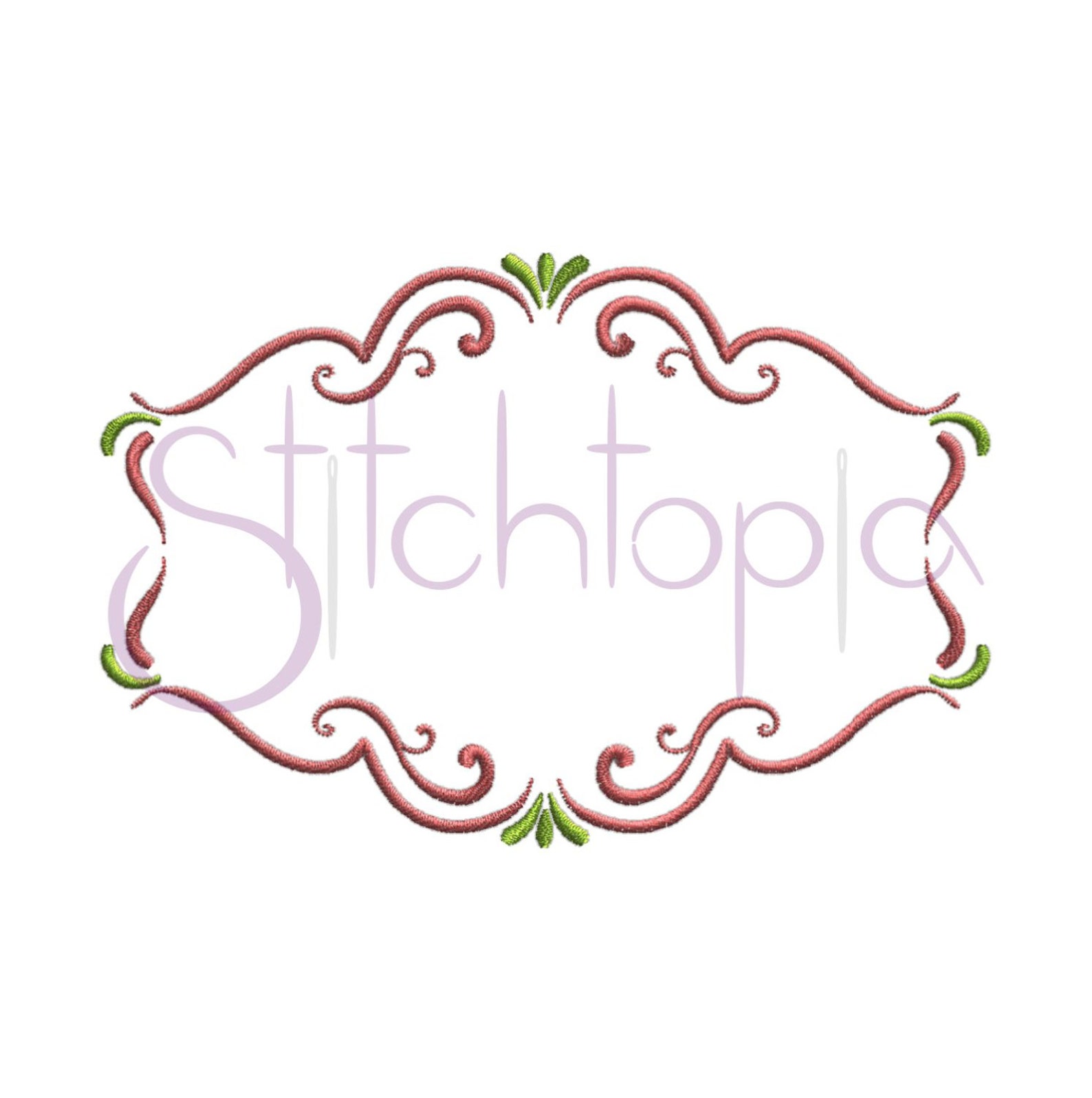 Swirly Scroll Embroidery Frame 9 Sizes 10 Formats PES DST - Etsy