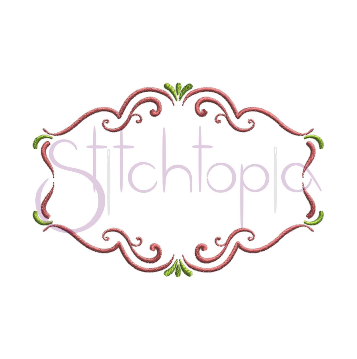 Swirly Scroll Embroidery Frame 9 Sizes 10 Formats PES DST - Etsy