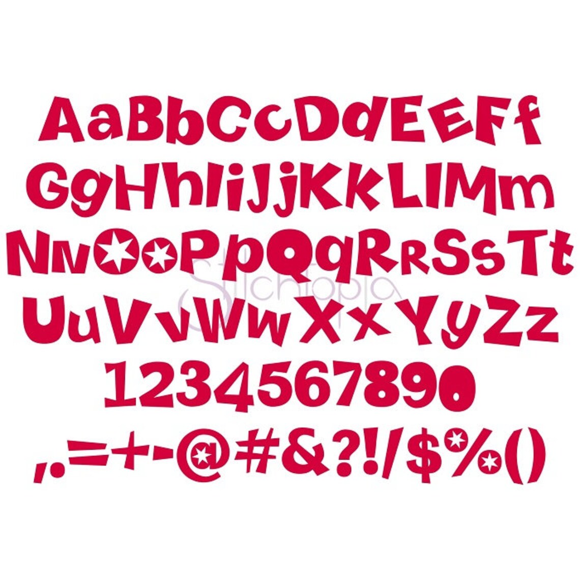 Super Hero Embroidery Font .75" 1" 1.25" 1.5" 2" Formats Bx Dst Exp Hus ...