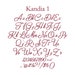 Script Embroidery Font Bundle #2 - 10 Machine Embroidery Fonts ...