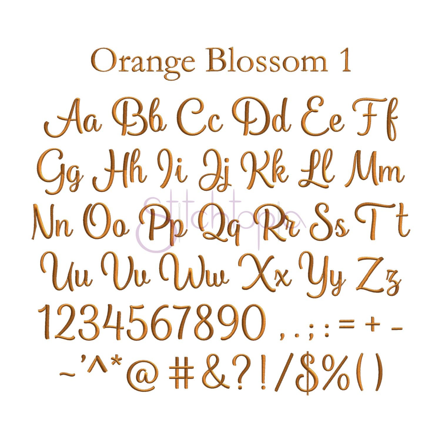 Script Embroidery Font Bundle #2 - 10 Embroidery FONTS - 5 Formats ...