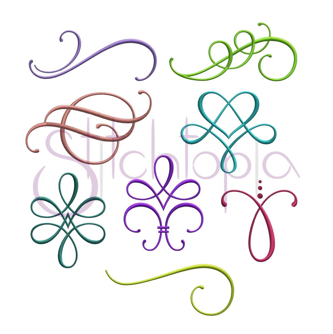 Grace Embroidery Accent Set 25-32 - 8 Designs 10 Formats Included ...