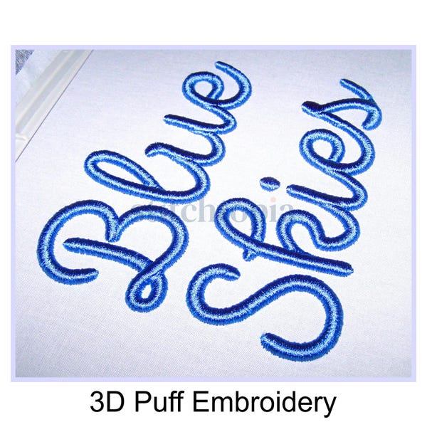 Puff Embroidery Designs - Etsy