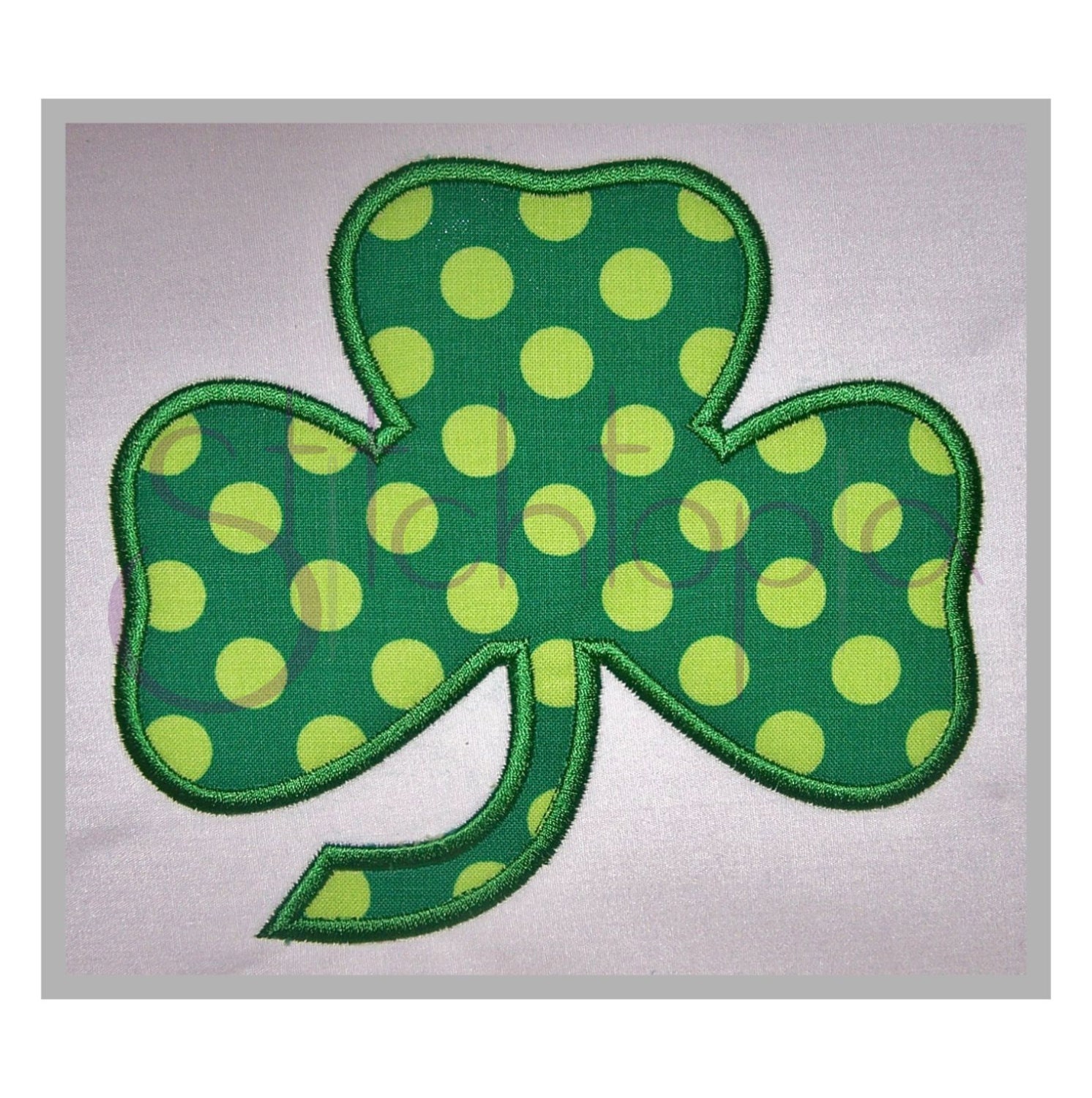 Shamrock Applique Design 10 Sizes PES DST VP3 10 Formats | Etsy
