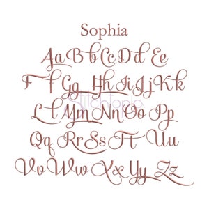 Script Embroidery Font Bundle #2 - 10 Embroidery FONTS - 5 Formats ...