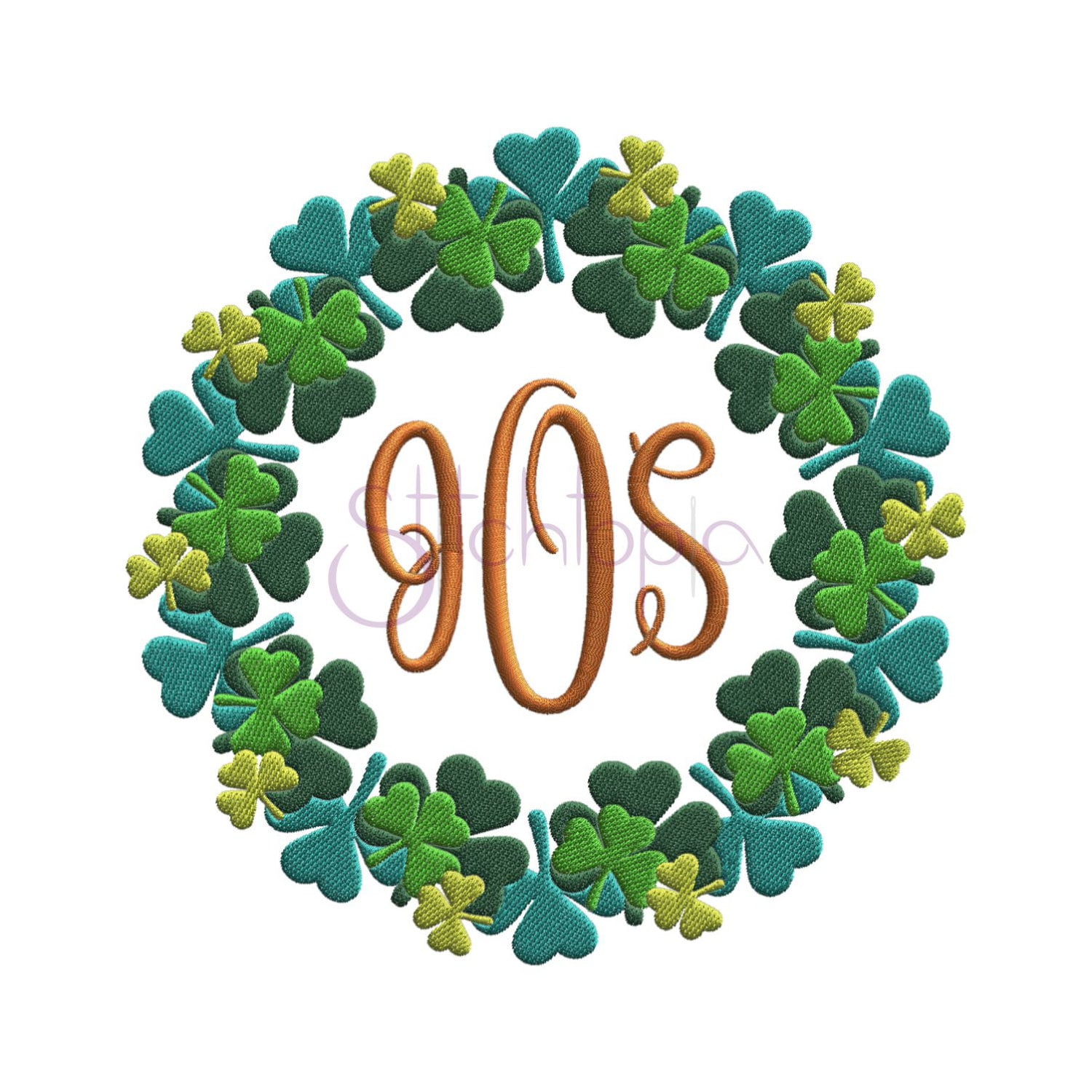 St. Patricks Day Shamrock Embroidery Frame Round 10 Sizes - Etsy