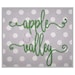 Apple Valley #2 Embroidery Font 1" 1.5" 2" 2.5" 3" READ SIZING INFO ...