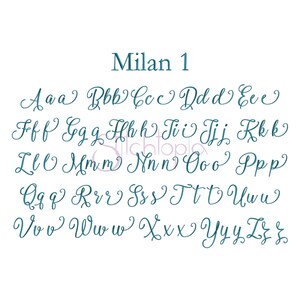 Script Embroidery Font Bundle #2 - 10 Embroidery FONTS - 5 Formats ...