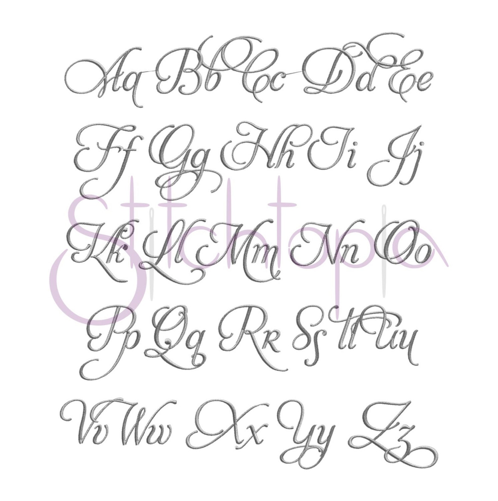 Emily Monogram Set 1 2 3 11 Formats PES - Etsy