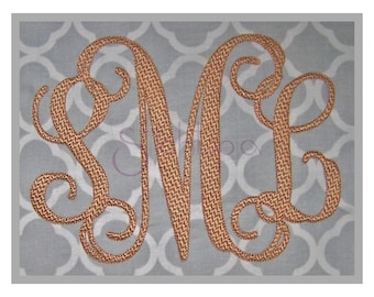 Logan Filled Embroidery Font Set 4 5 6 - Etsy