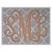 Interlocking Vine Embroidery Monogram Font 6" 6.5" 7" 7.5" 8"- 11 ...