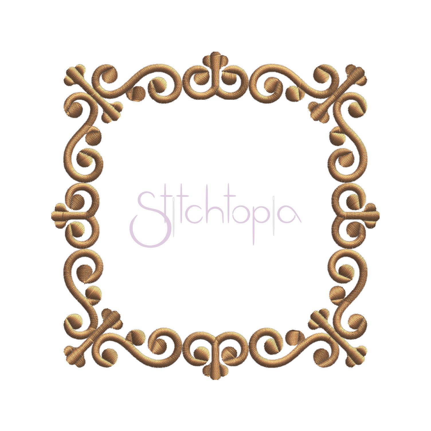 Victorian Square Embroidery Frame #1 - 7 Sizes 10 Formats Embroidery ...