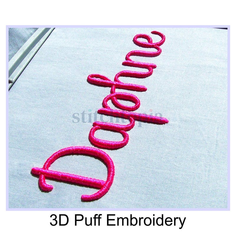 3d Puff Embroidery - Etsy