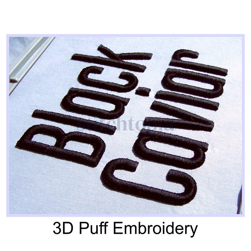 3d Puff Embroidery - Etsy