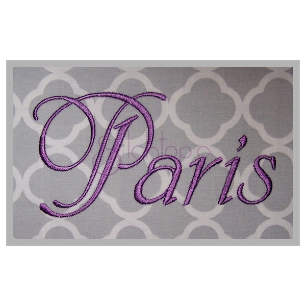 Paris Script - Etsy