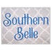 Southern Belle Embroidery Font .75 1 1.25 | Etsy