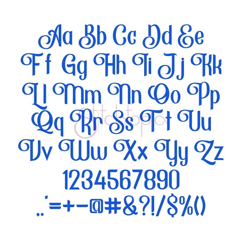 Southern Belle Embroidery Font 2.5 3 3.5 - Etsy