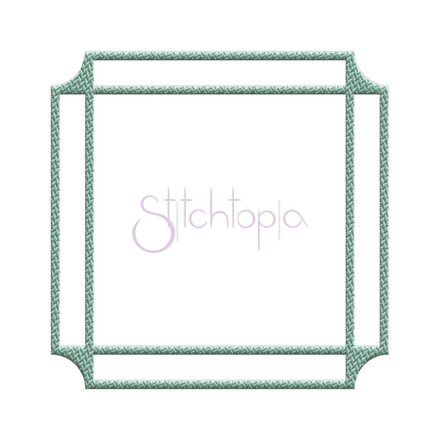 Tweed Square Embroidery Frame #2 - 7 Sizes 10 Formats Embroidery ...