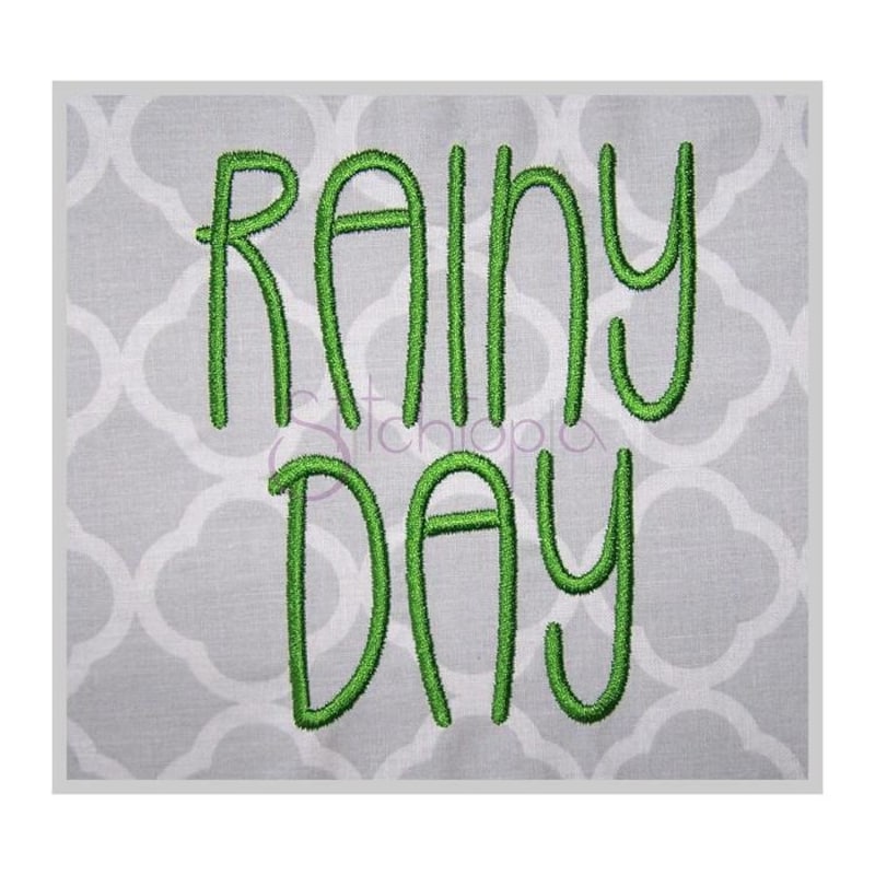 Rainy Day Font - Etsy