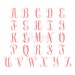 EMBROIDERY Monogram Font Bundle #2 - 10 Machine Embroidery Monogram ...