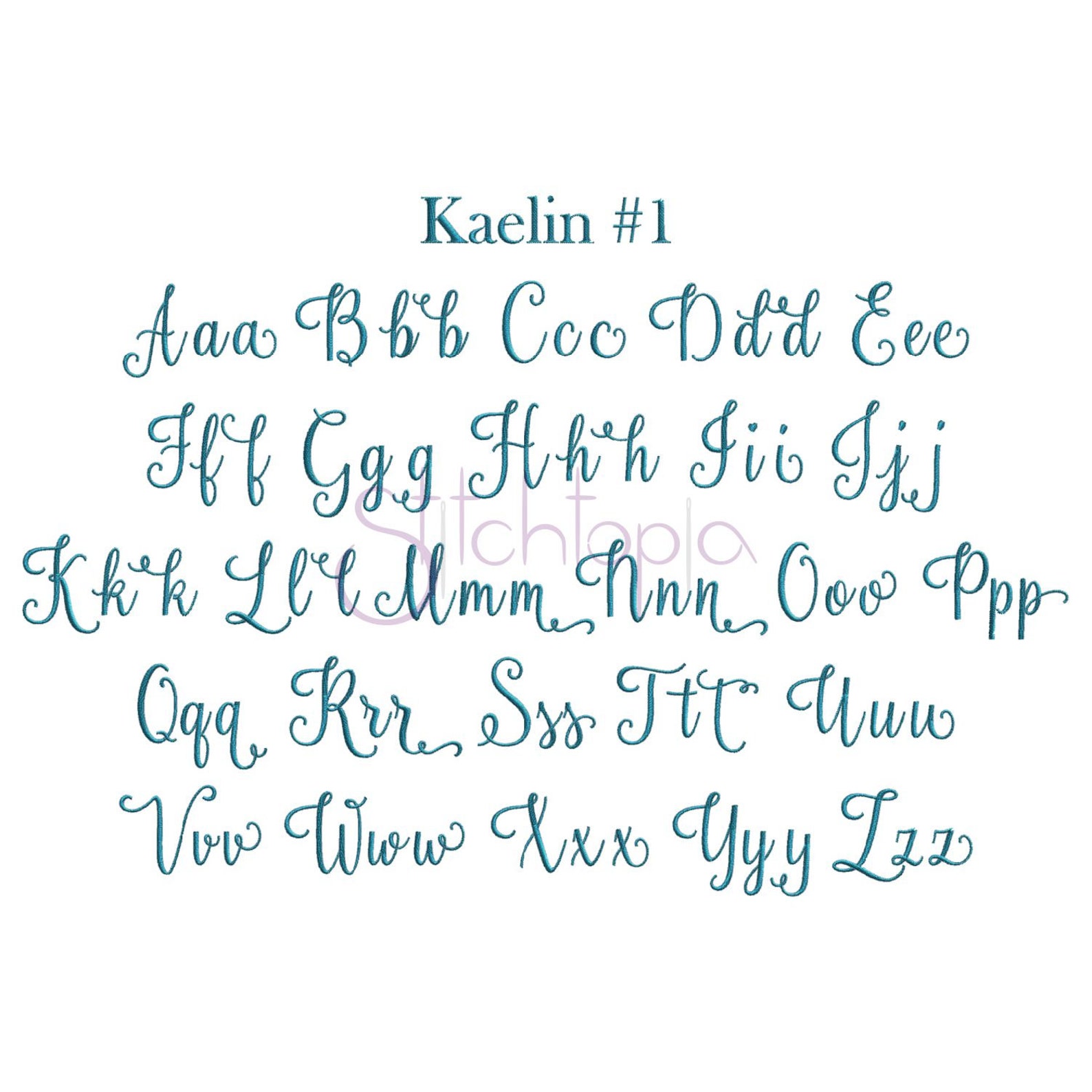 Script Embroidery Font Bundle 3 10 Embroidery FONTS - Etsy