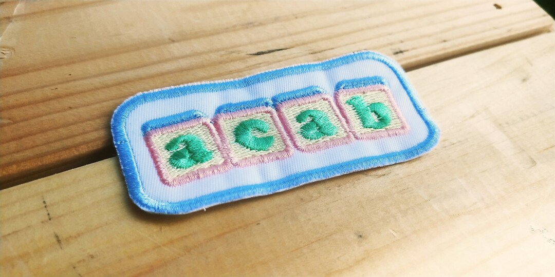 Kawaii Baby Blocks ACAB Patch Cute ACAB Patch - Etsy