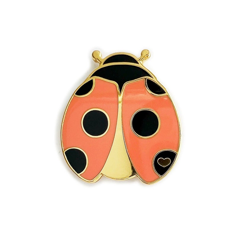 Ladybug Enamel Pin - Etsy