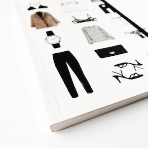 Minimal Fashion Notebook/ Lined Notebook/ Fashion Illustration/ Lined ...