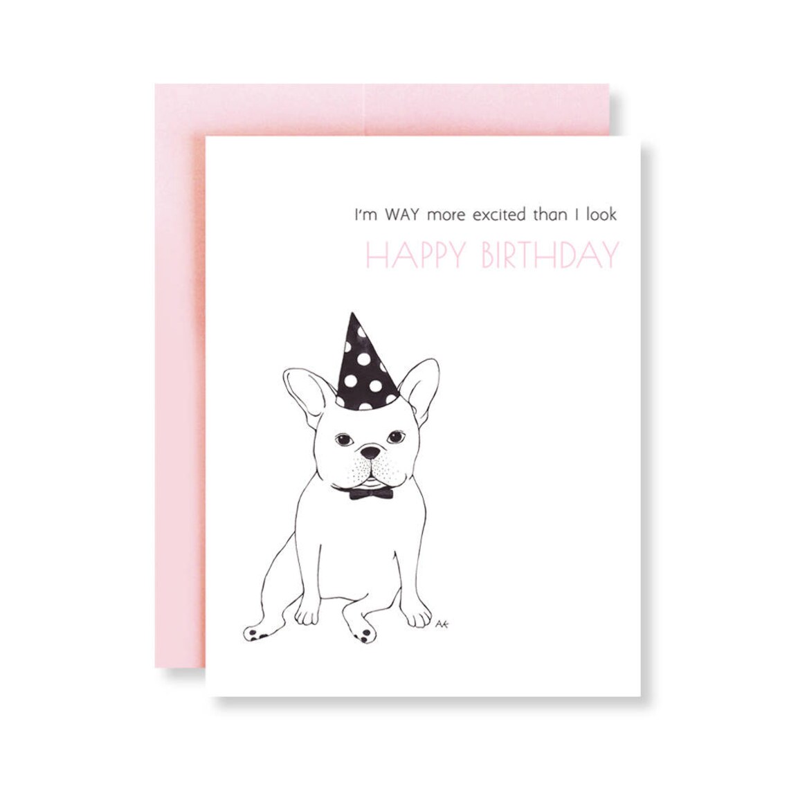 Funny French Bulldog Birthday Card / Best Friend Birthday Card | Etsy
