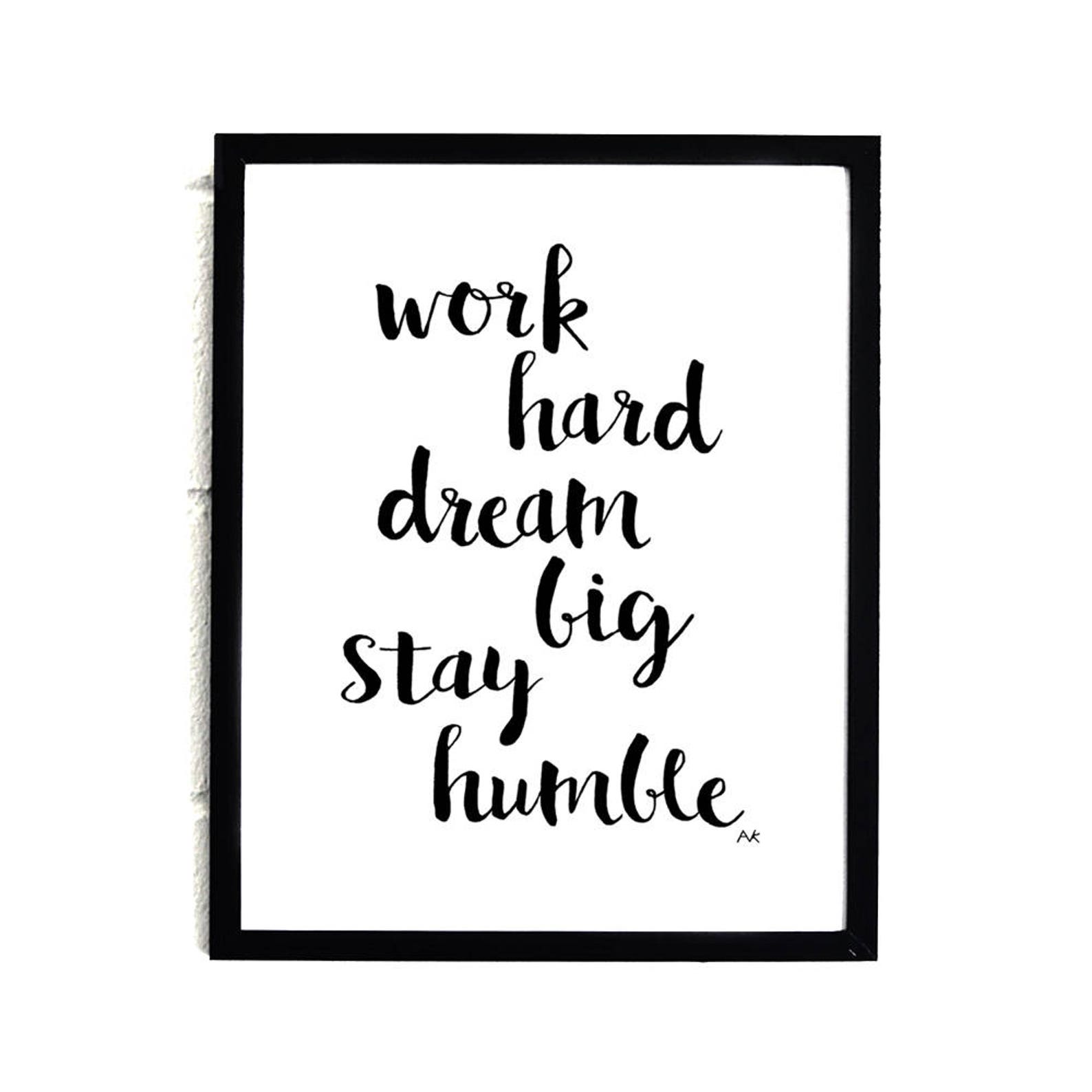 Motivational Poster/ Office Wall Art/ Inspiration Wall Art ...