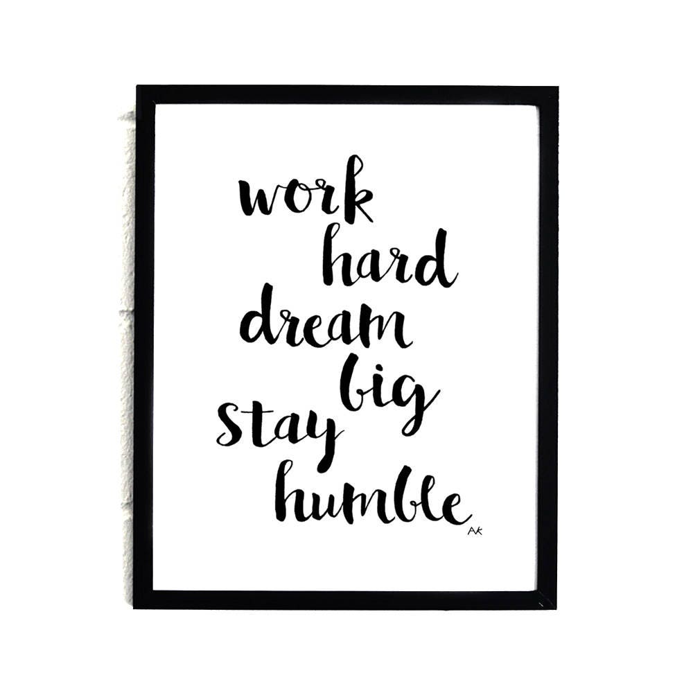 Motivational Poster/ Office Wall Art/ Inspiration Wall Art/ - Etsy