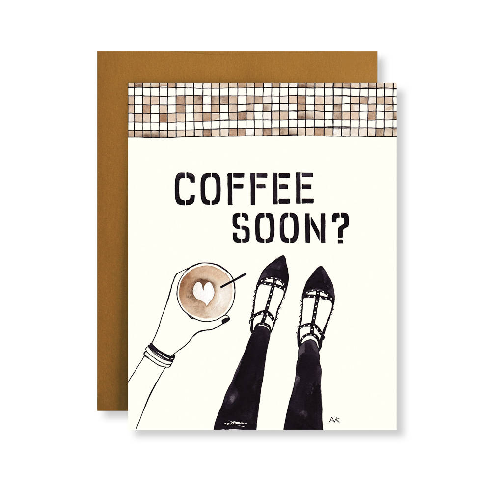 Coffee Soon Card / Best Friend Card / Funny Friendship Card/ - Etsy
